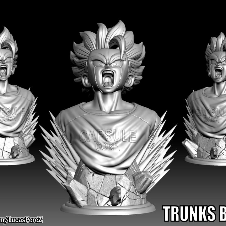 3D Printable TRUNKS BUSTO by Lucas Perez