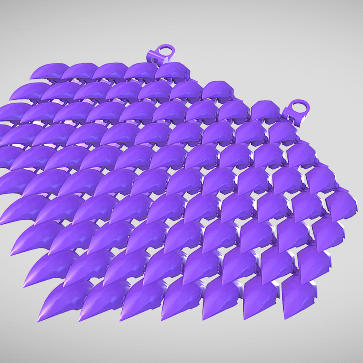 3D Printable 3D Printable Articulated Spiked Pauldron for Cosplay ...