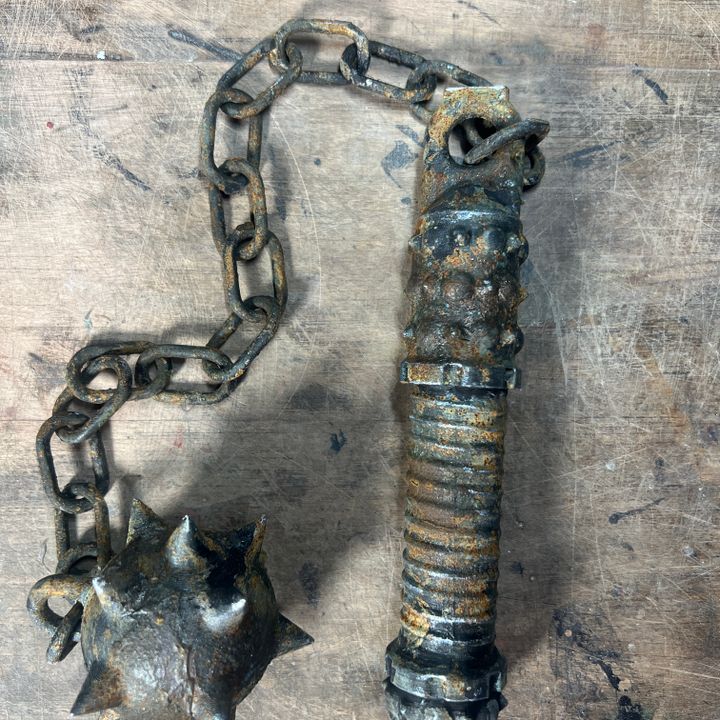 3D Printable Morningstar Weapon Flail by Propsmaker