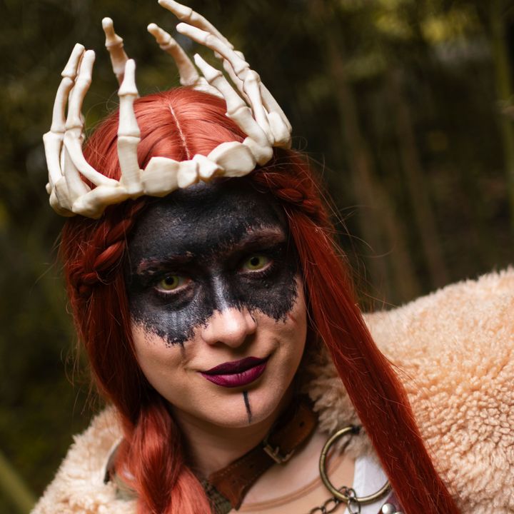 3D Printable Skeletal Bone Crown 3D Print Model by Propsmaker