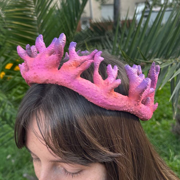 3D Printable 3D Printed Coral Crown with Intricate Sea-Inspired Design ...
