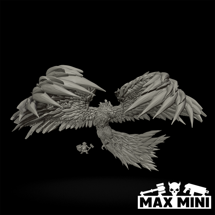 3D Printable Frost Phoenix by Max Mini