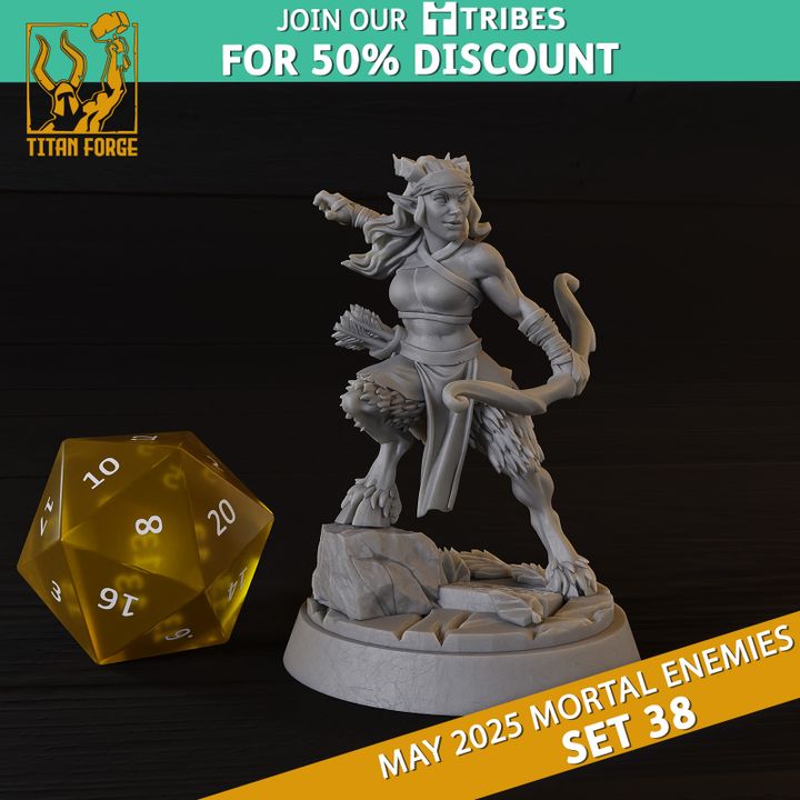 3D Printable Satyrs - Monsters DnD 5e - Mortal Enemies Set 38 by Titan ...