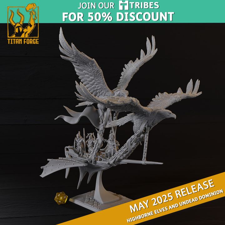 3D Printable Titan Forge Miniatures - 2025 - May - Highborne Elves and ...
