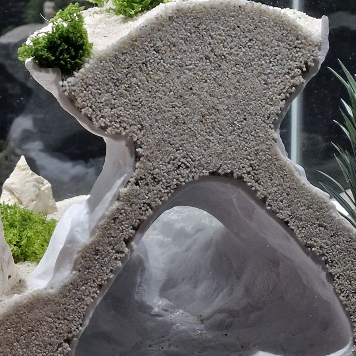 3D Printable Aquarium & Terrarium Tower Cliff Cave | Vertical Cliff ...