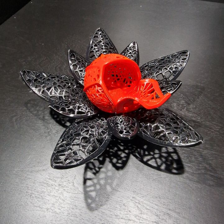 3D Printable Betta Fish Flower Cave | Unique Fish Tank Design Betta ...