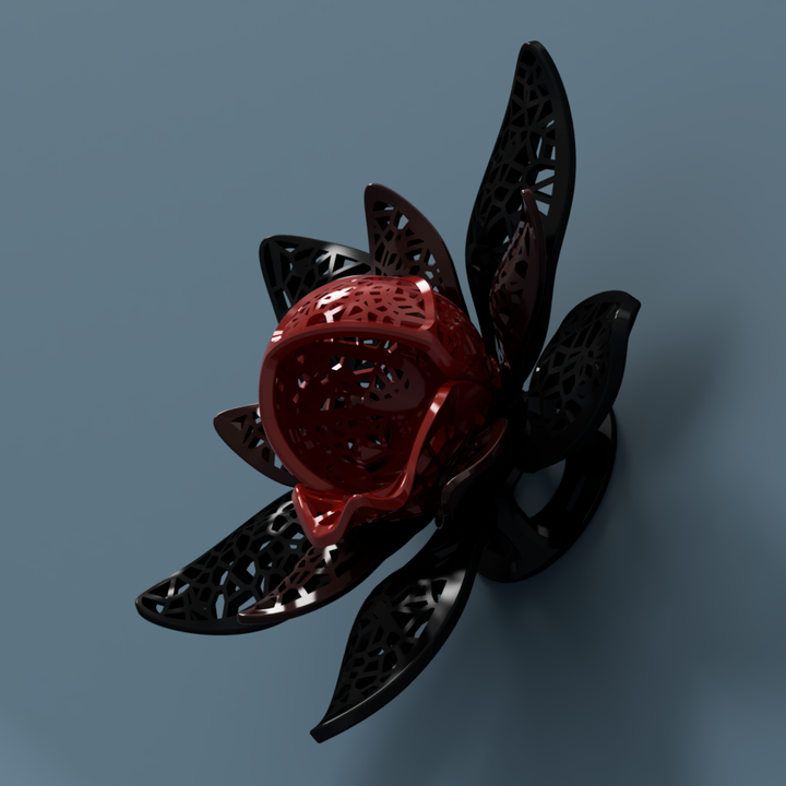 3D Printable Betta Fish Flower Cave | Unique Fish Tank Design Betta ...