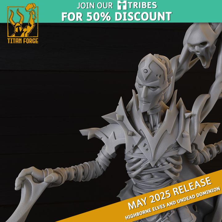 3D Printable Soul Shepard - Highborne Elves and Undead Dominion - Titan ...