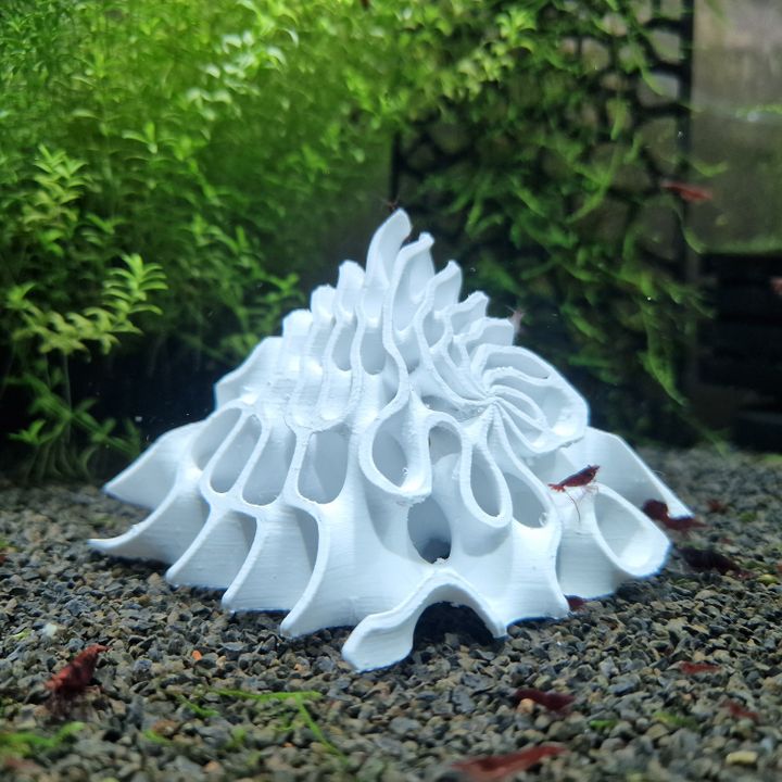 3D Printable Gyroid Shrimp Hide | 3D Printable Aquarium Shrimp Shelter ...