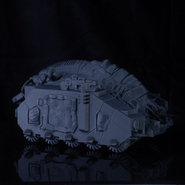 3D Printable Demonic excavator (tank) by Immaterium God Miniatures