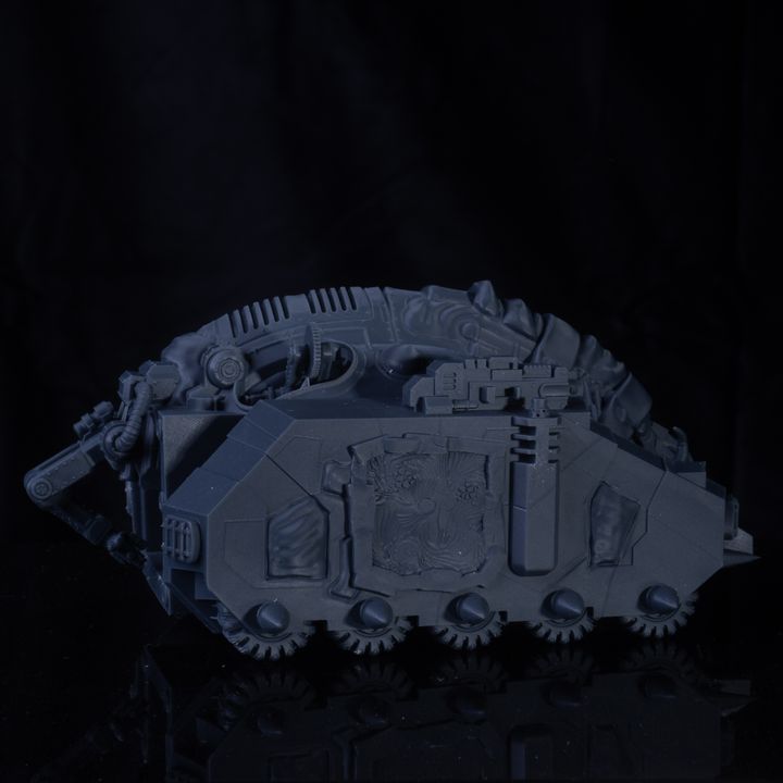 3D Printable Demonic excavator (tank) by Immaterium God Miniatures