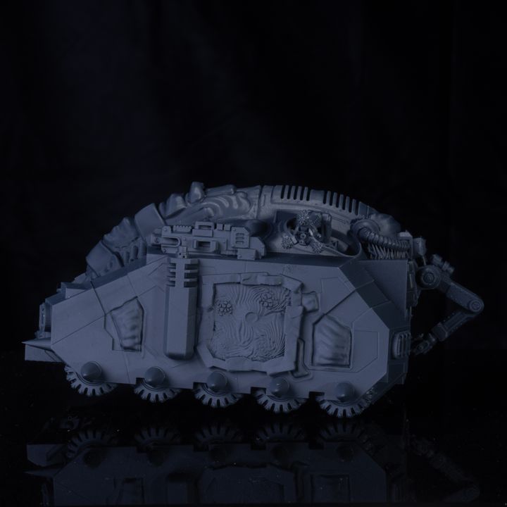 3D Printable Demonic excavator (tank) by Immaterium God Miniatures