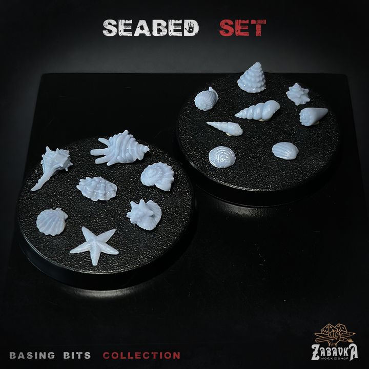 3D Printable Seabed - Basing Bits by Zabavka Workshop