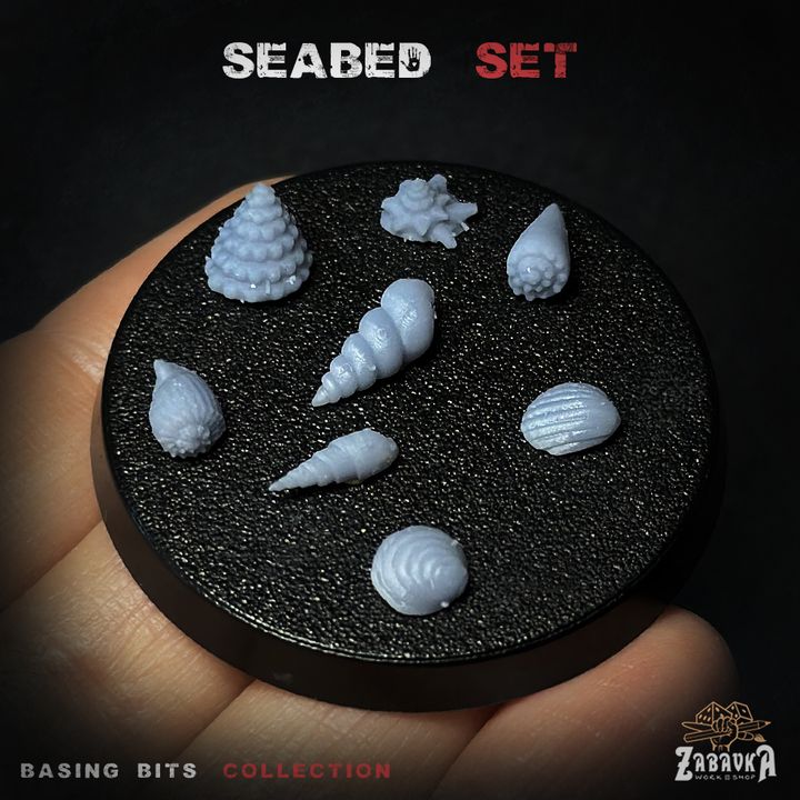 3D Printable Seabed - Basing Bits by Zabavka Workshop
