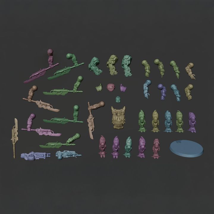 3D Printable Centurio Pattern Warsuits - Presupported Modular kit - Sci ...