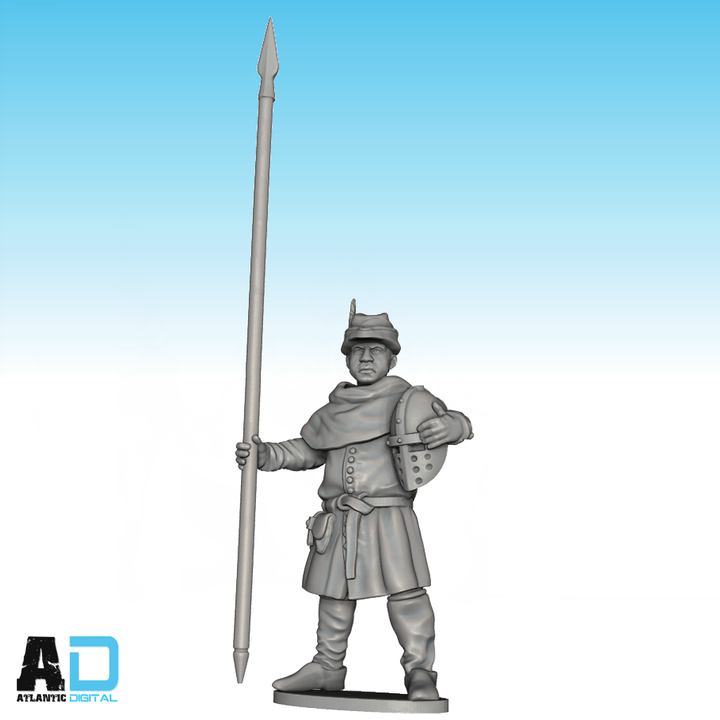 3D Printable Medieval Squires/Valets by Wargames Atlantic