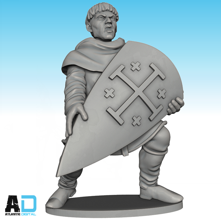 3D Printable Medieval Squires/Valets by Wargames Atlantic