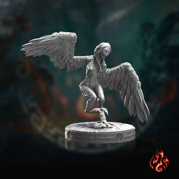 3D Printable Dread Harpies by Crippled God Foundry