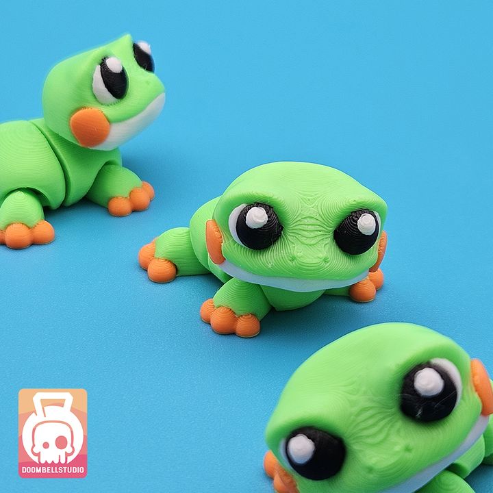 3D Printable 🐸 Green Frog is here !! by DoomBellStudio