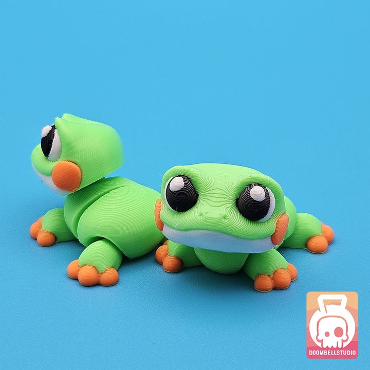 3D Printable 🐸 Green Frog is here !! by DoomBellStudio