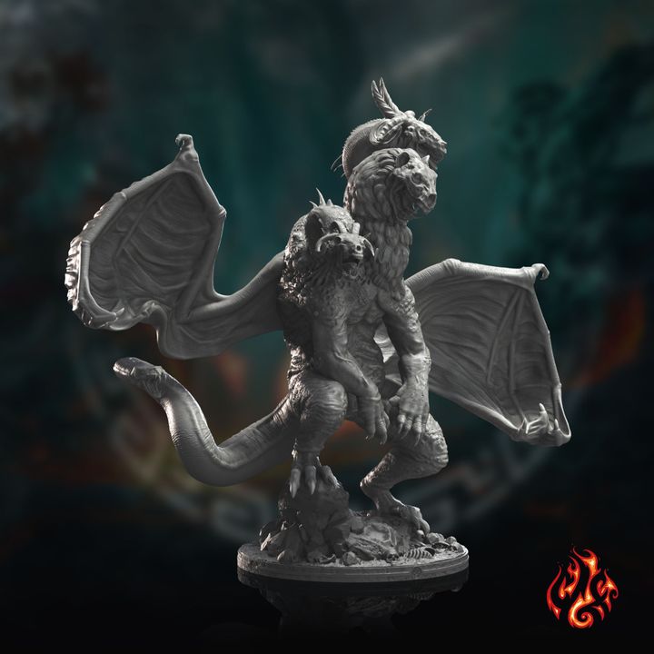 3D Printable Dread Chimera by Crippled God Foundry