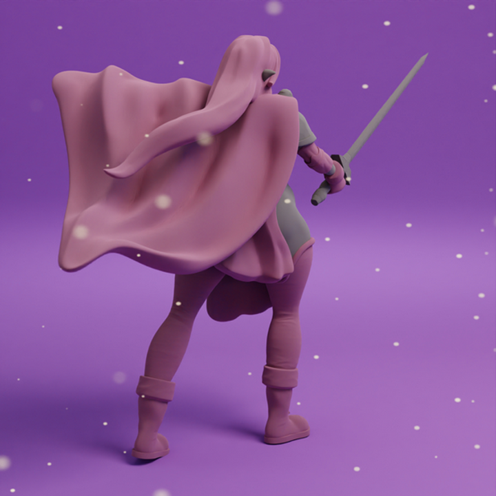 3D Printable Colleen (elf) - 32/75mm Sup/Unsup by Goomer Minis | 3D ...