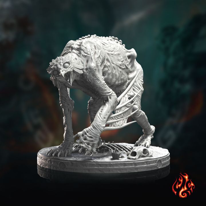 3D Printable Dread Owlbear by Crippled God Foundry