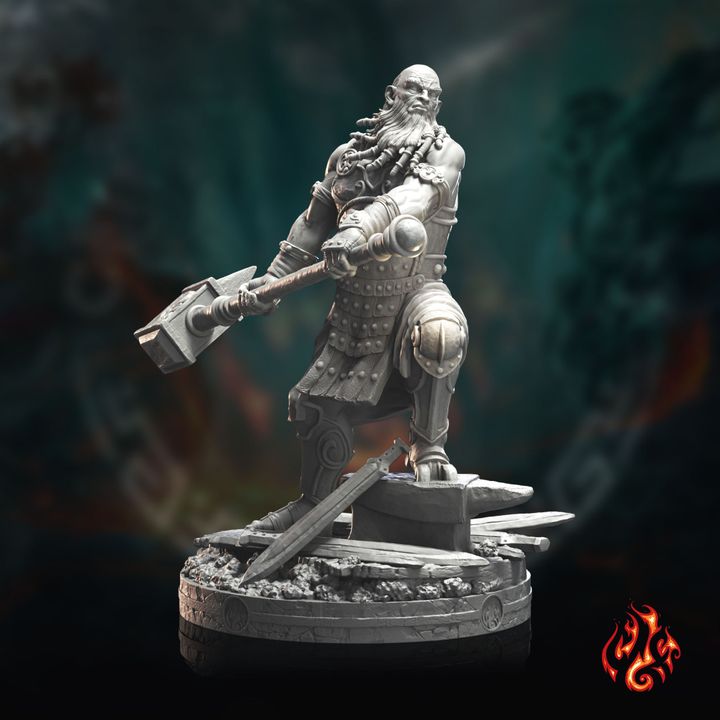 3D Printable Goliath Warsmith by Crippled God Foundry