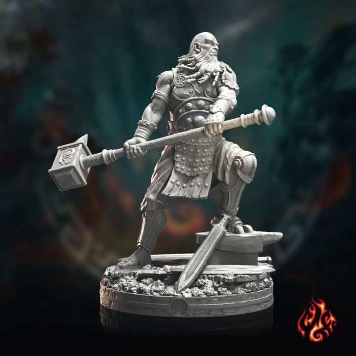 3D Printable Goliath Warsmith by Crippled God Foundry