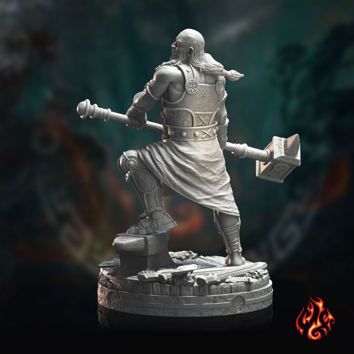 3D Printable Goliath Warsmith by Crippled God Foundry