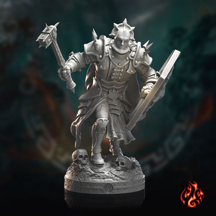 3D Printable Twilight Templar by Crippled God Foundry