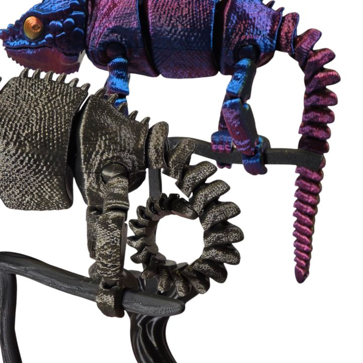 3D Printable Panther Chameleon/With Stand by RAKI-BOX