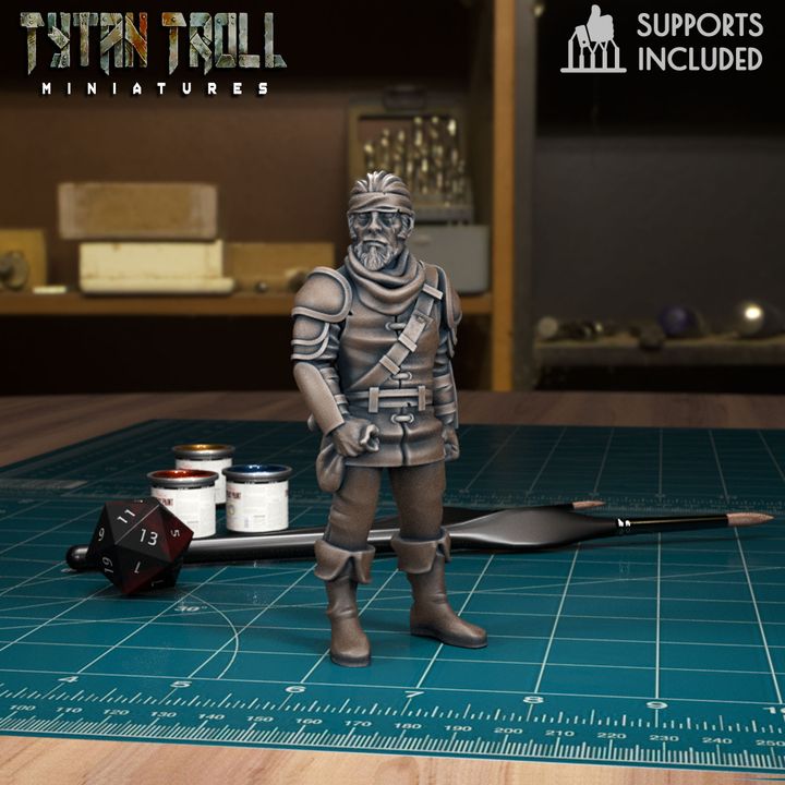 3D Printable Alexei [Pre-Supported] by TytanTroll Miniatures