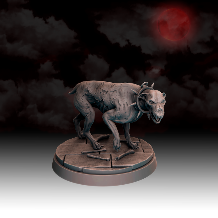 3D Printable Death Hounds - Attacking, Walking and Standing Pose by ...