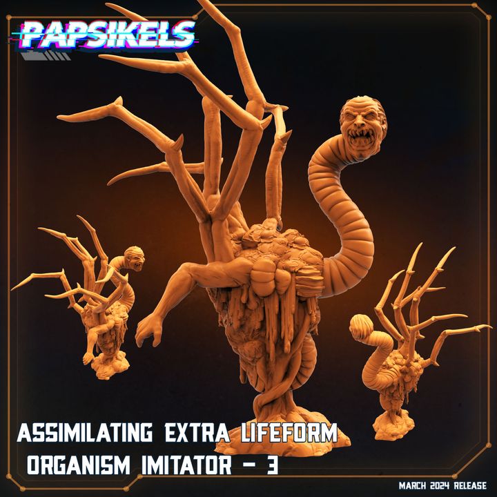 3D Printable ASSIMILATING EXTRA LIFEFORM ORGANISM IMITATORS by ...