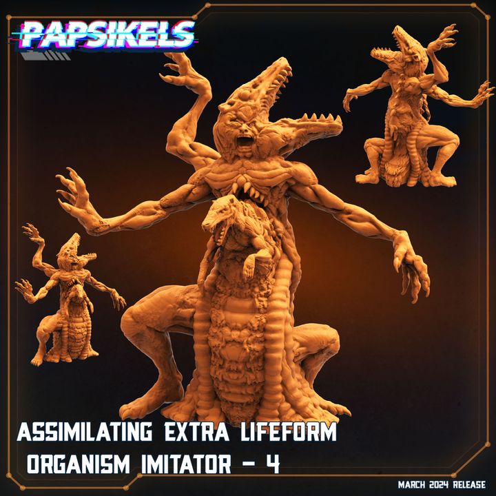 3D Printable ASSIMILATING EXTRA LIFEFORM ORGANISM IMITATORS by ...