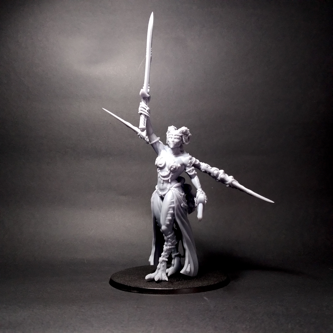 3D Printable Champion Lord- Scourge Daemon - Multiple weapon options by ...