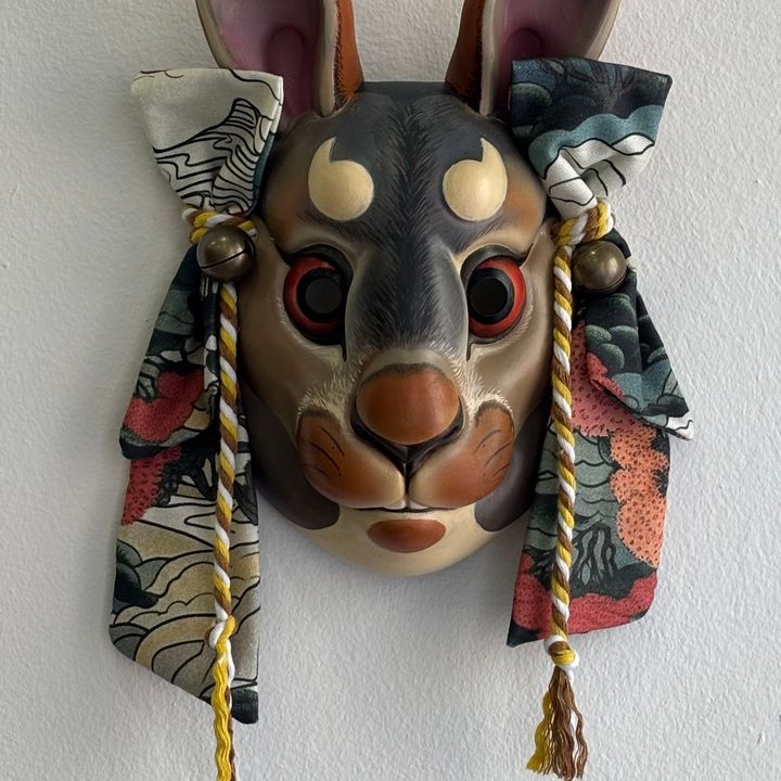 3D Printable usagi Japanese mask by Golden Kaeru