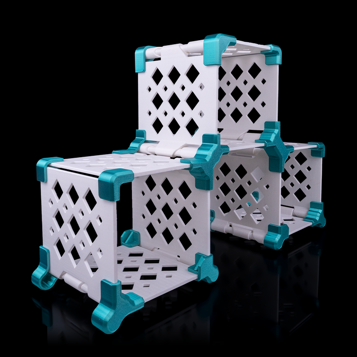 3D Printable Floating Cubes by Stlflix