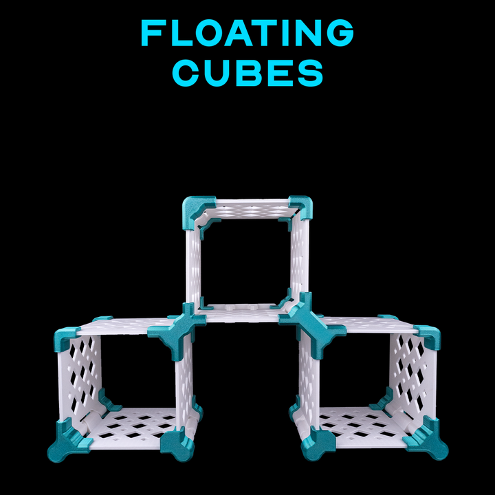 3D Printable Floating Cubes by Stlflix
