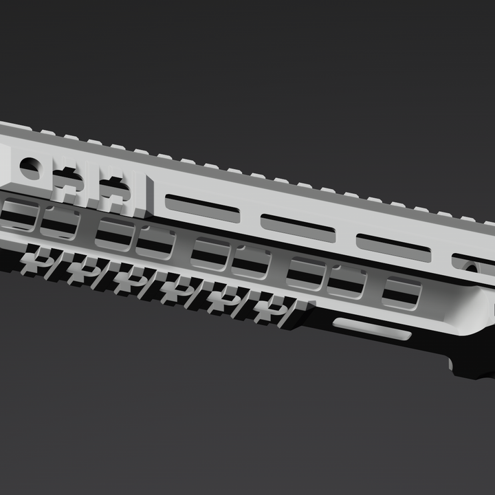 3D Printable GEISSELE HANDGUARD SUPER MODULAR MK4 M-LOK 10.5 by Kai Dong