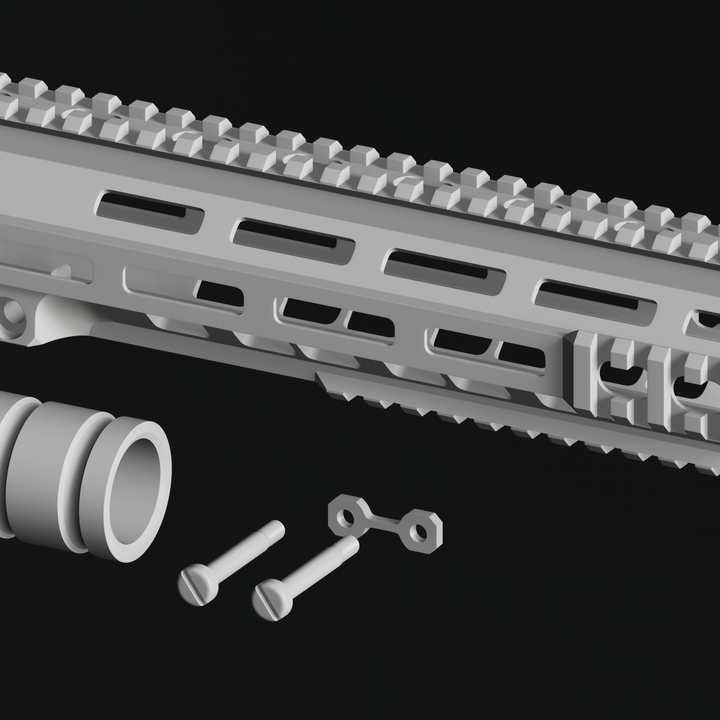 3D Printable GEISSELE HANDGUARD SUPER MODULAR MK4 M-LOK 10.5 by Kai Dong
