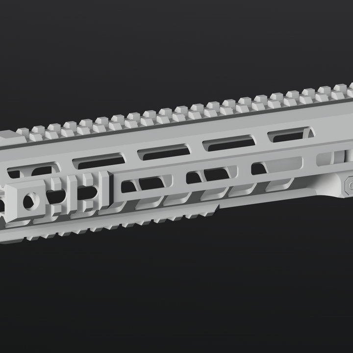 3D Printable GEISSELE HANDGUARD SUPER MODULAR MK4 M-LOK 10.5 by Kai Dong