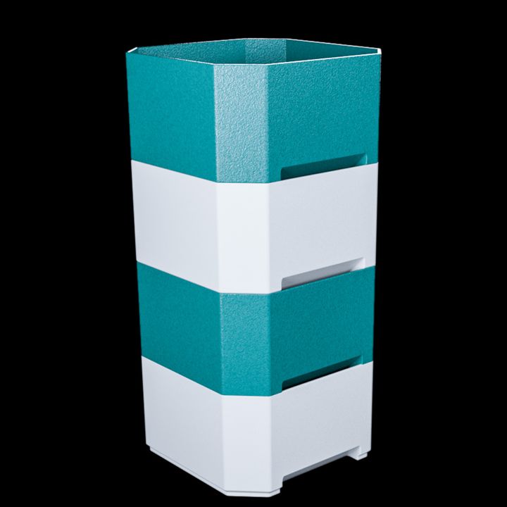 3D Printable Stackable Trays by Stlflix