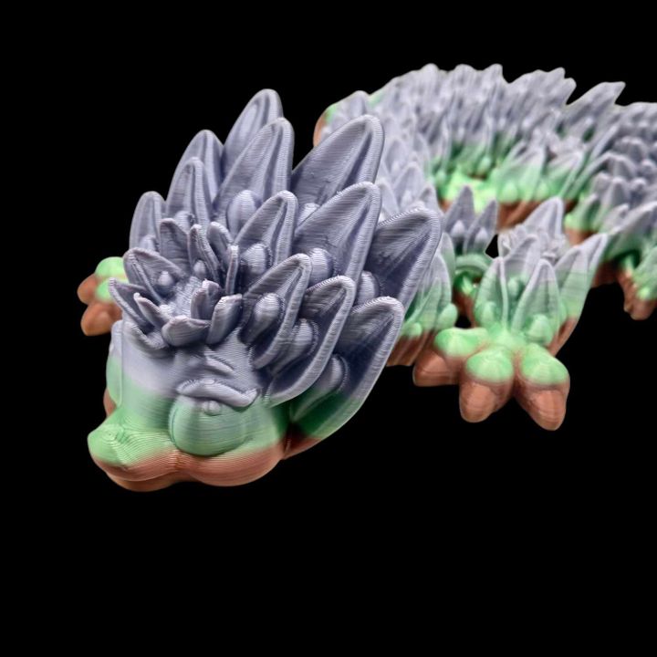 3D Printable Lotus Dragon by The Dragon's Den