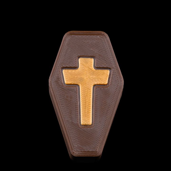 3D Printable Peek-a-Boo Coffin by Stlflix