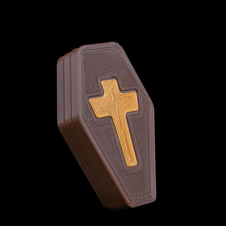3D Printable Peek-a-Boo Coffin by Stlflix