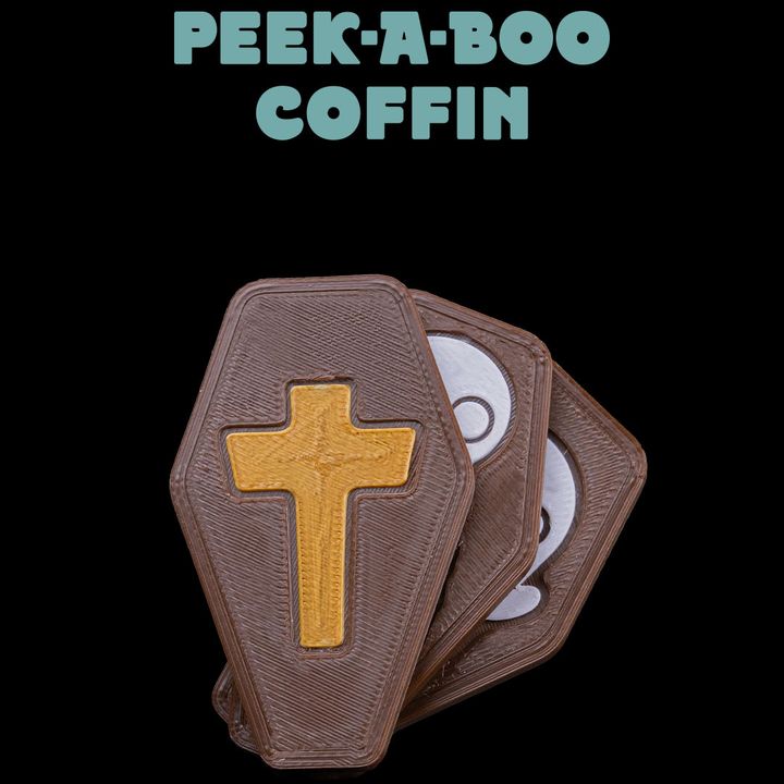 3D Printable Peek-a-Boo Coffin by Stlflix