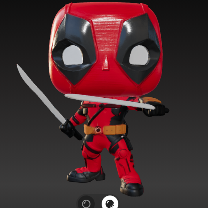 3D Printable Funko Deadpool by LokoBard