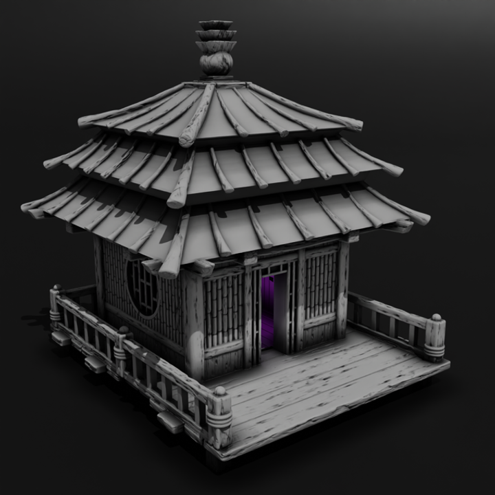 3D Printable Japanese House by Creator